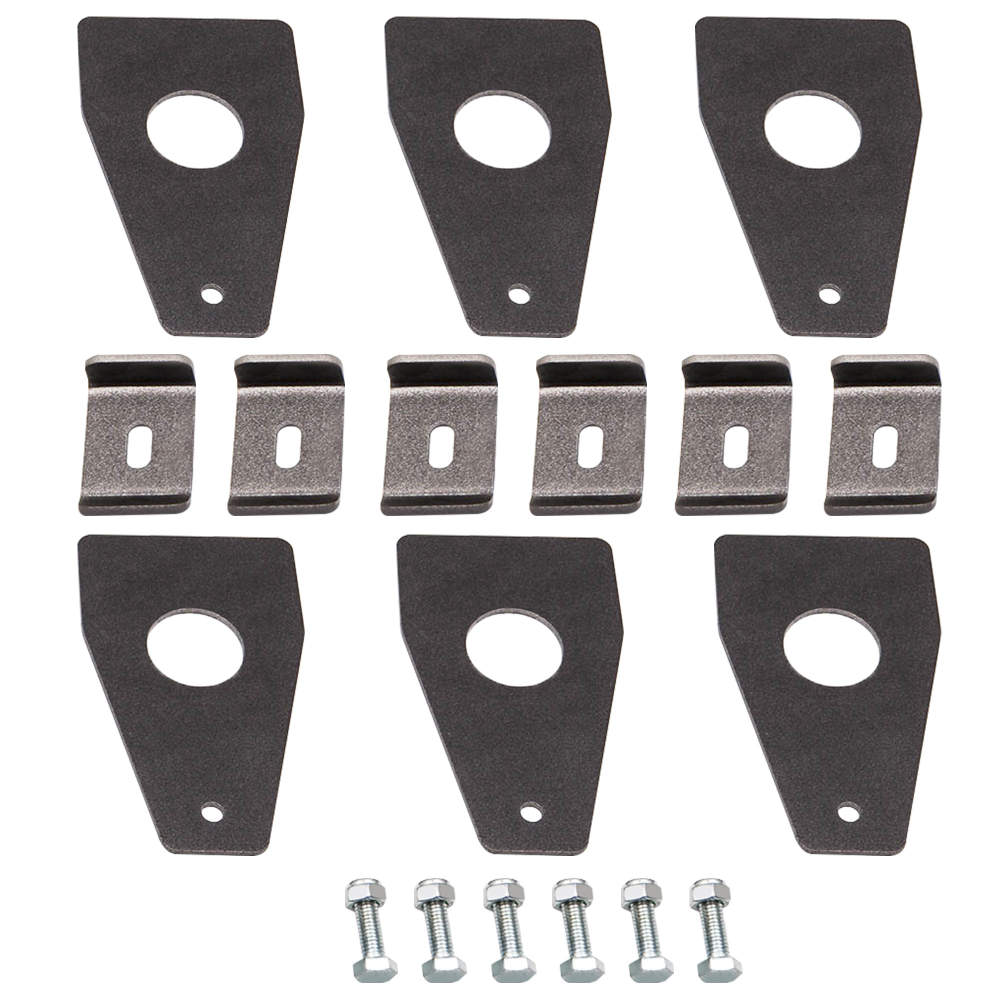 set of 6pcs Universel 6 inch Roof Rack Gutter Mounts-Maxpeedingrods